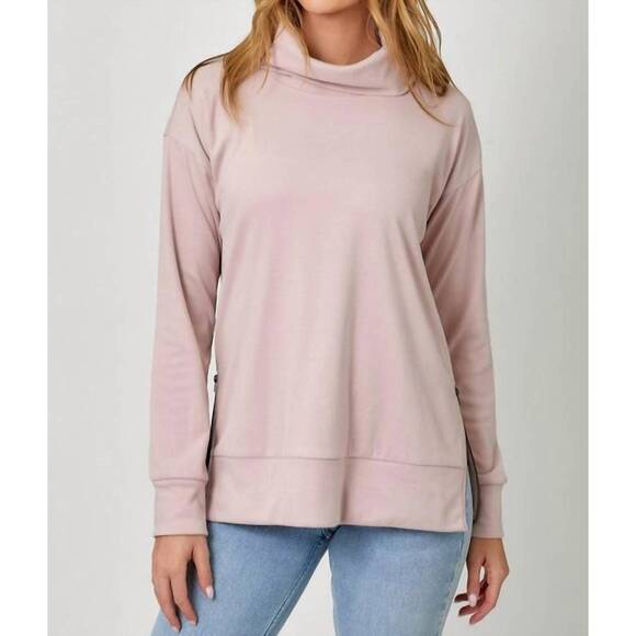 Mystree | Tops | New Mystree Brushed Knit Turtleneck Sweatshirt In ...